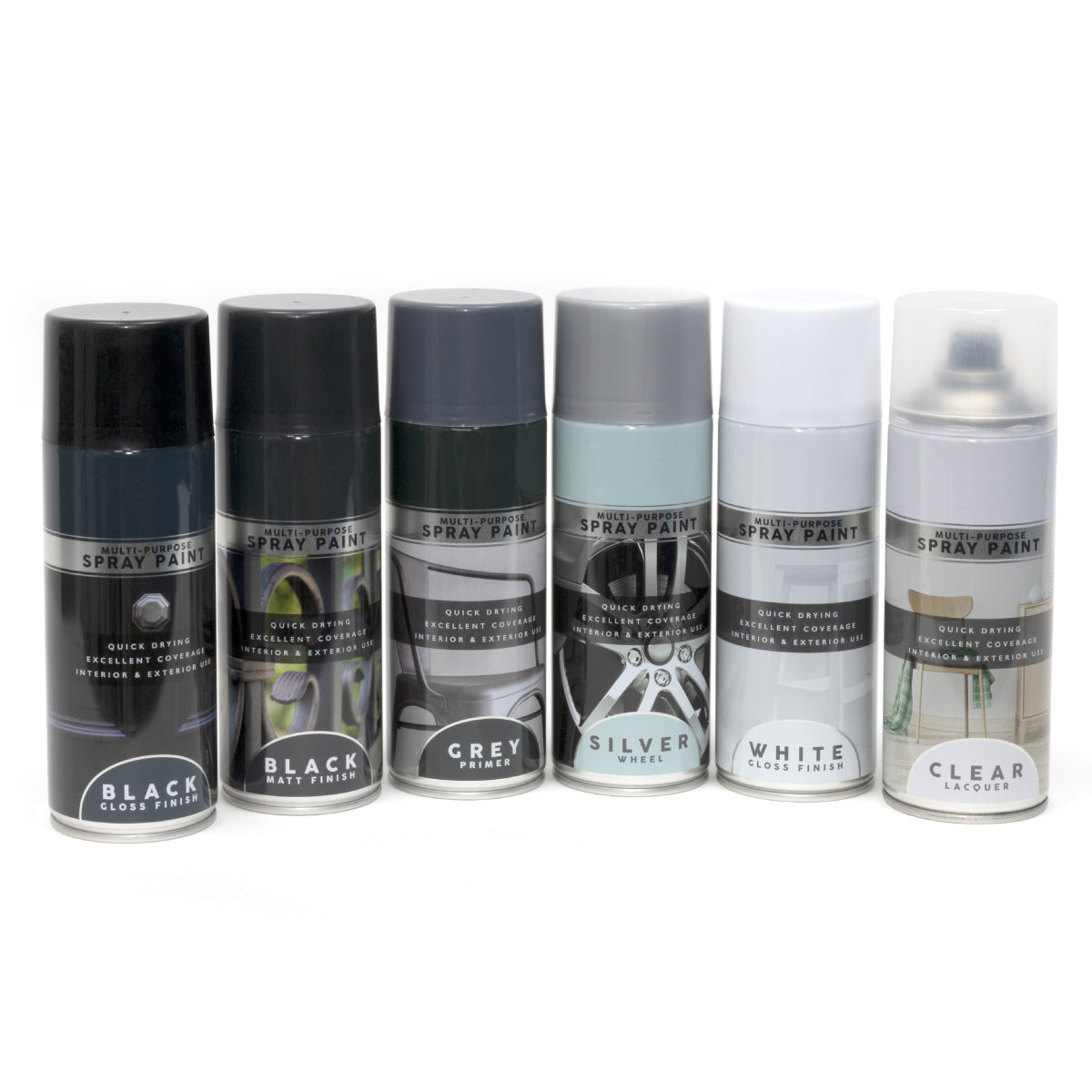 Assorted Spray Paint 6 Assorted 400ml – Multi Lines International ...