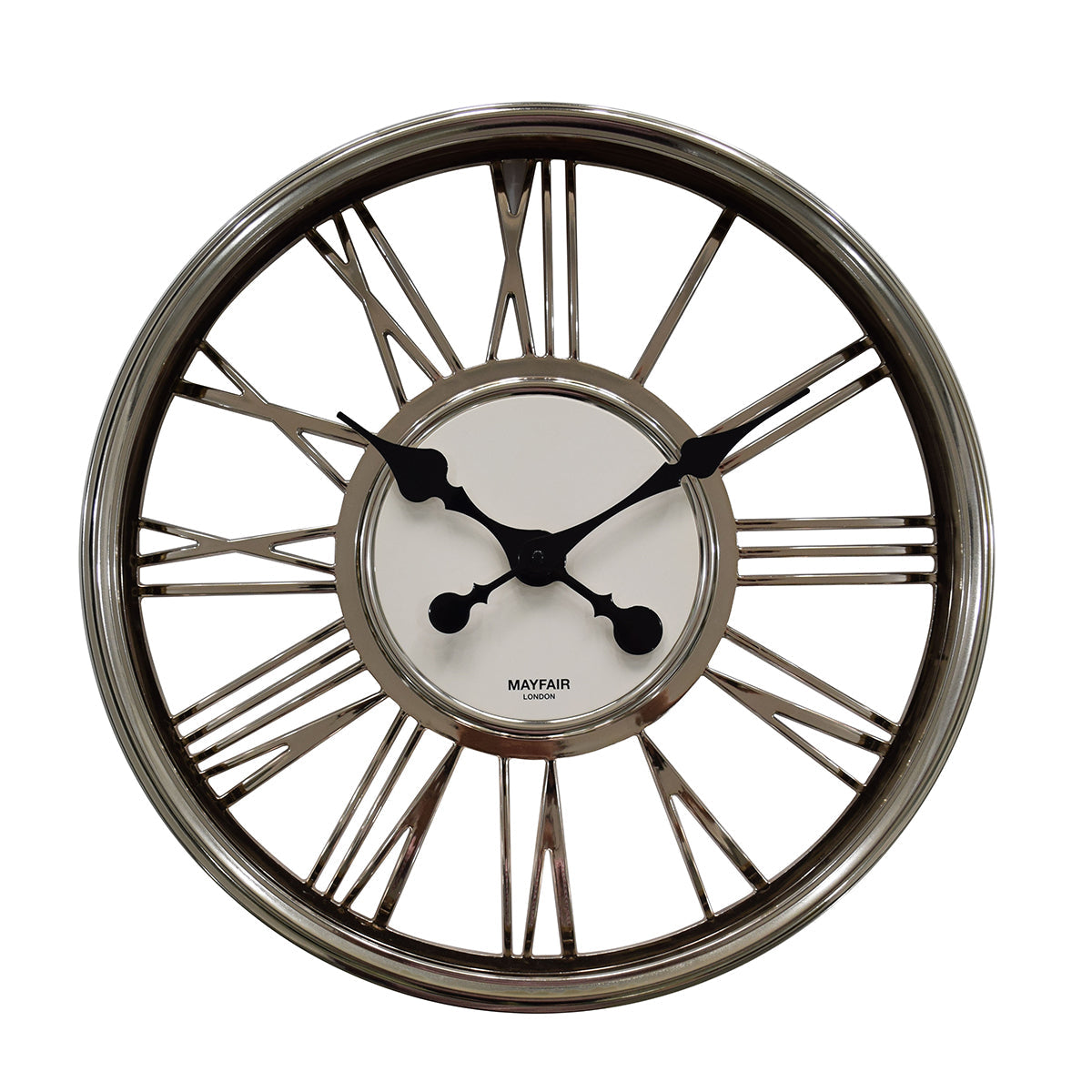 Numberal Wall Clock (Chrome) – Multi Lines International Company Limited