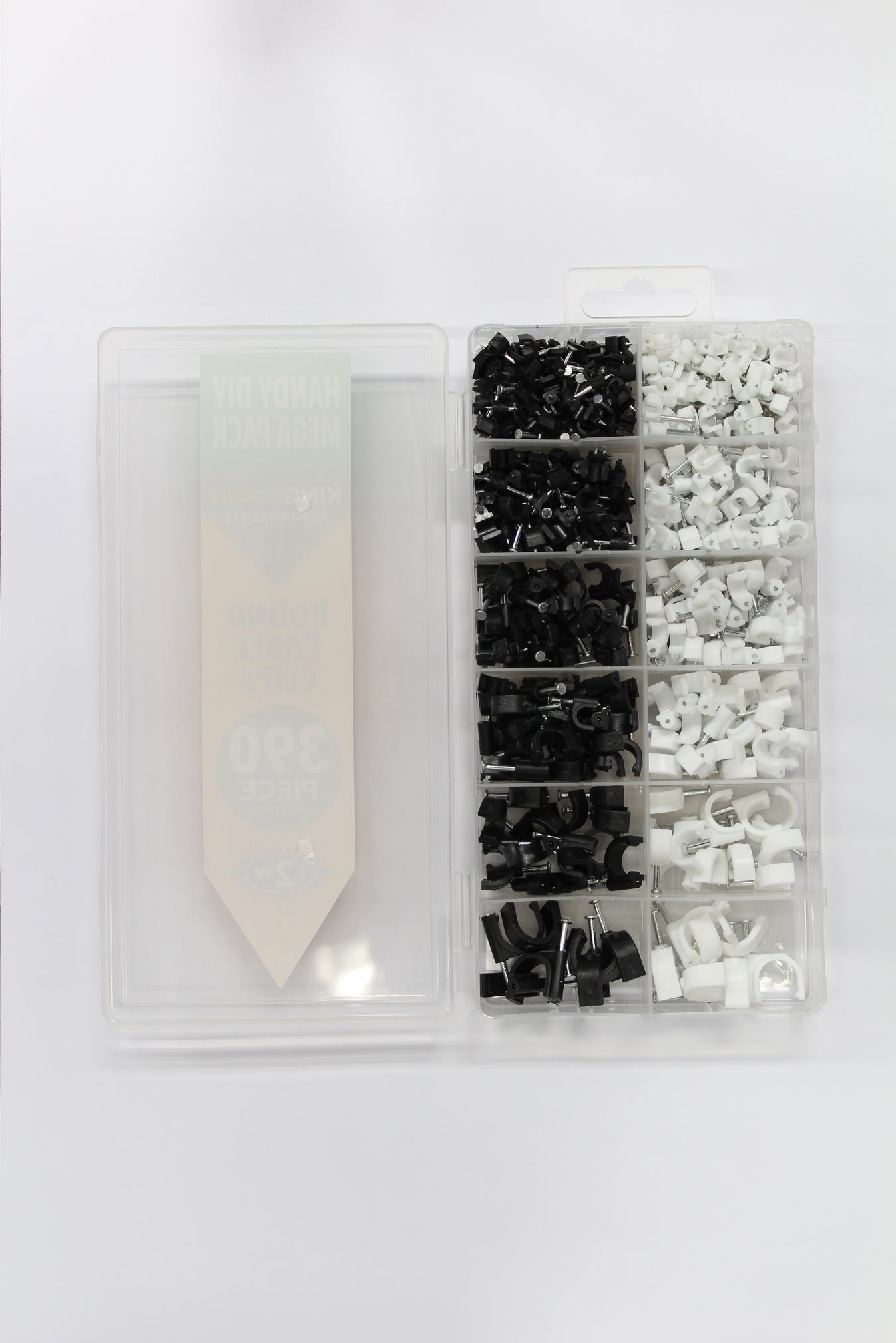 Round Cable Clips Assortment 390pcs – Multi Lines International Company ...